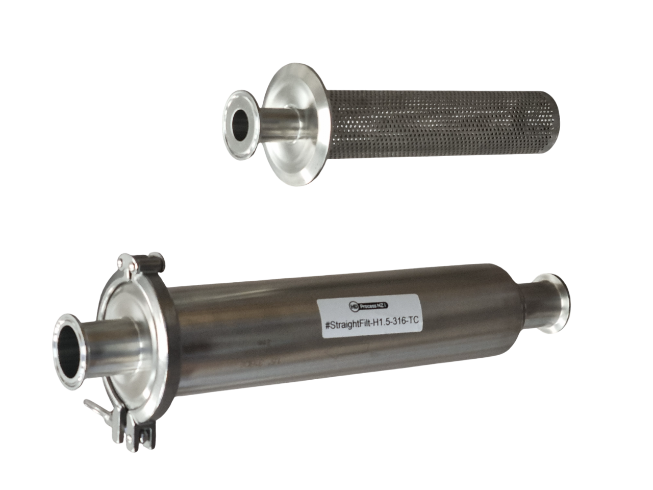 Straight Filter (with basket inserts) - #StraightFilt - HD Process NZ Ltd.